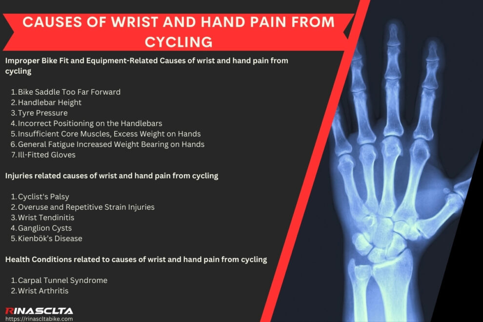 Wrist and hand pain cycling: causes, treatment and how to prevent