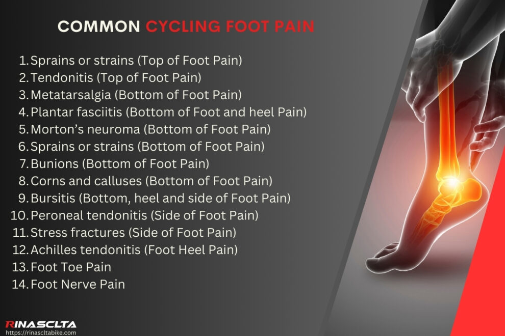 Cycling foot pain: types, causes and how to prevent