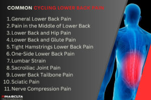 Lower back pain cycling: common types, what causes, how to fix and avoid