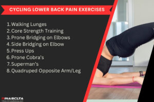 Lower back pain cycling: common types, what causes, how to fix and avoid