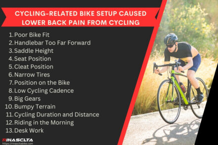 Lower back pain cycling: common types, what causes, how to fix and avoid
