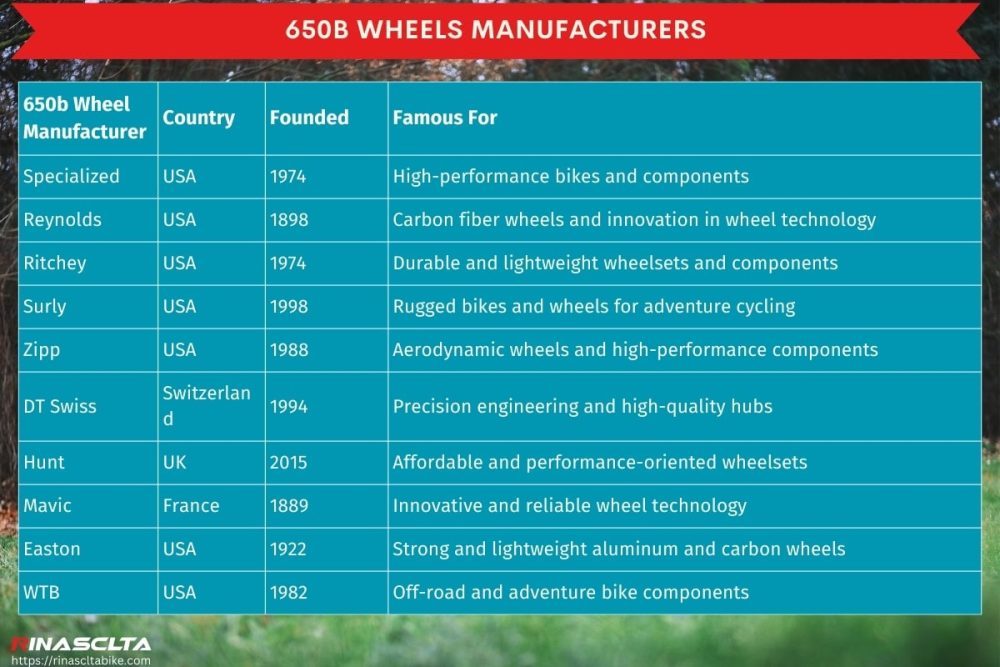650b Wheels: definition, types, size, and maintenance