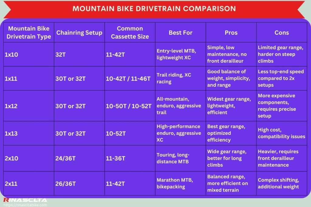 Bike drivetrain: definition, types and maintenance