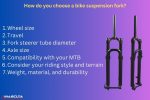 Bike suspension fork: definition, types, how to choose and maintain