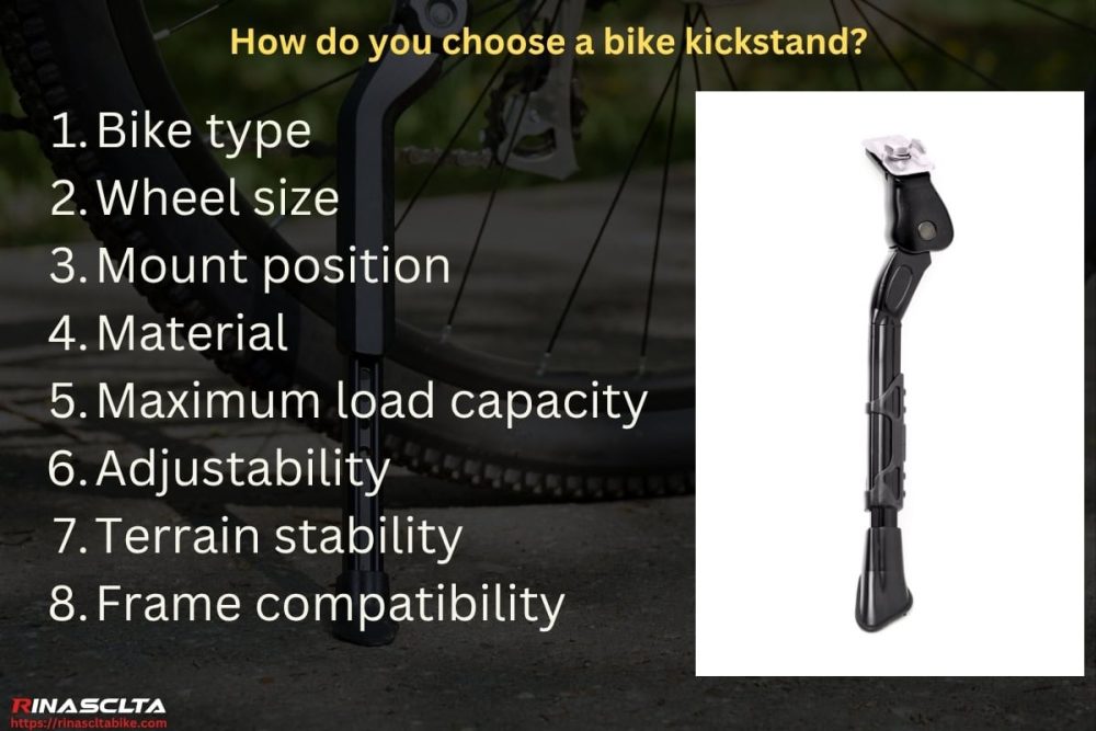 Bike kickstand: definition, types and how to choose